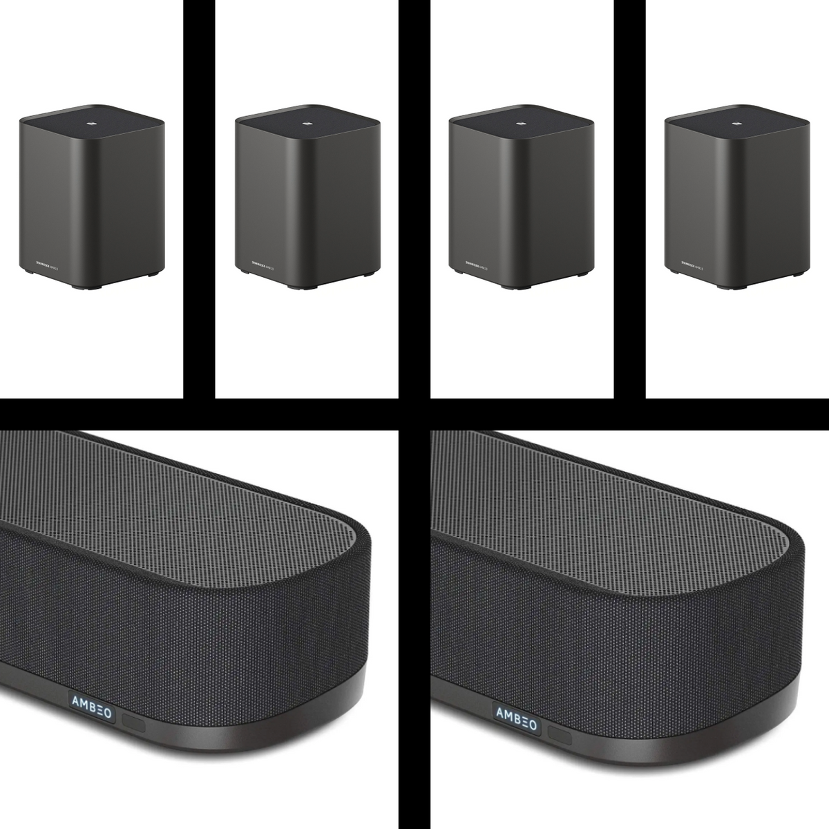 2 x AMBEO Soundbar Plus + 4 x AMBEO Sub Bundle | In-Ear, Noise ...